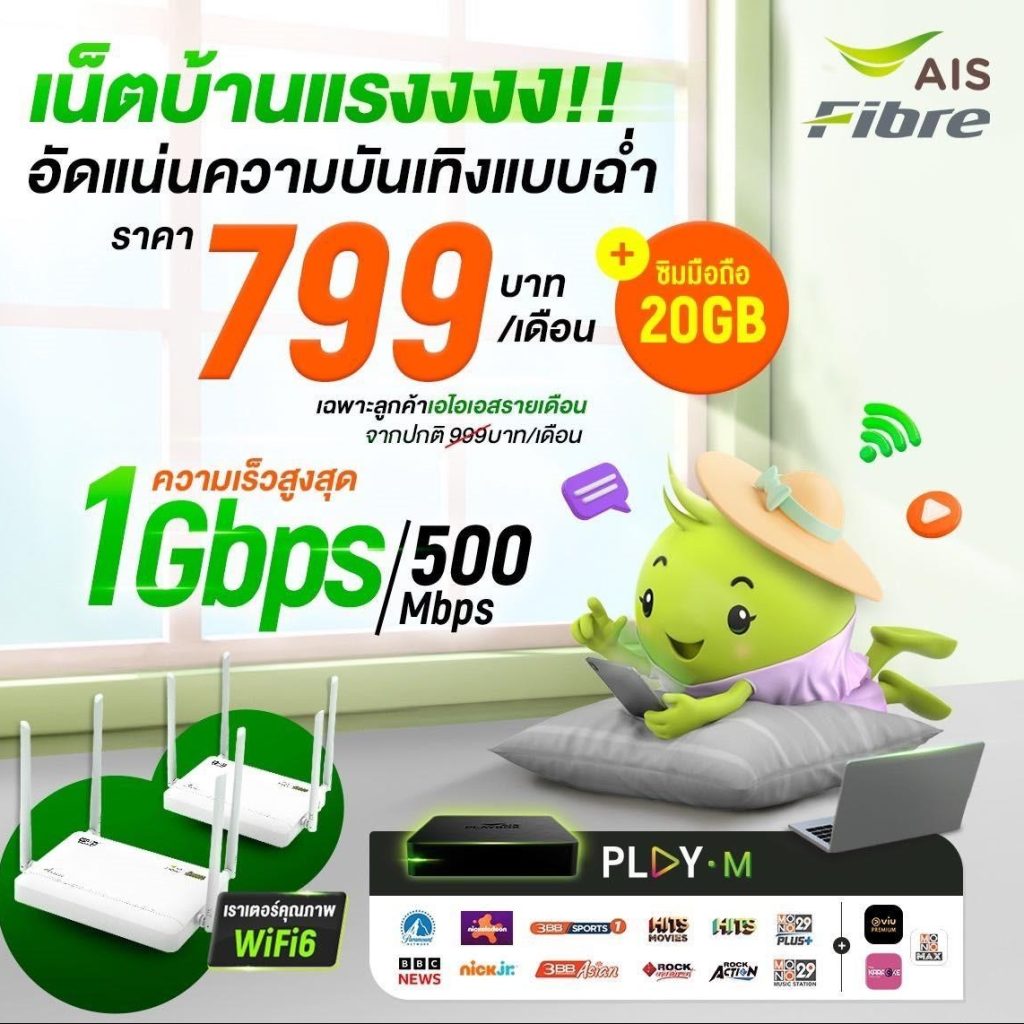 เน็ตบ้าน AIS | 3BB Fiber ติดตั้งเน็ตบ้าน จองคิวออนไลน์ได้ทั่วไทย : AIS Fibre Online ติดเน็ตบ้าน ...