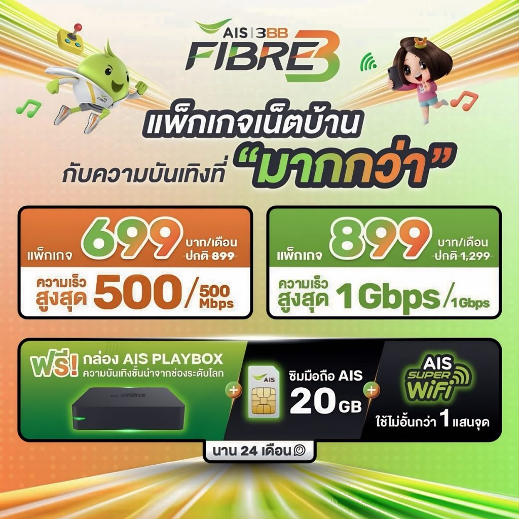 เน็ตบ้าน AIS | 3BB Fiber ติดตั้งเน็ตบ้าน จองคิวออนไลน์ได้ทั่วไทย : AIS Fibre Online ติดเน็ตบ้าน ...